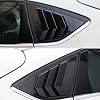 MICROCK Rear Side Window Louvers Racing Style Triangular Window Glass ...