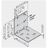 Blum Rear Mount Bracket (Pack of 10) - - Amazon.com