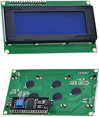 HiLetgo HD44780 2004 LCD 20x4 2004A Character LCD Screen Display Module Blue Backlight with IIC ...