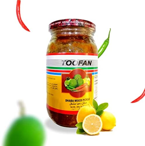 Toofan Dhaba Mix Vegetable Pickle Perfectly balanced Spicy and tangy ...