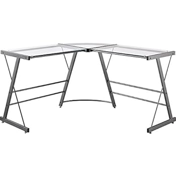 Z Line Belaire Glass L Shaped Computer Desk : Altra Furniture Aden ...
