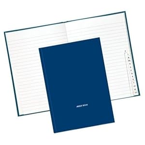 Notebook Casebound A6 Ruled A-Z Indexed 160 Pages 9100024 Each: Amazon ...