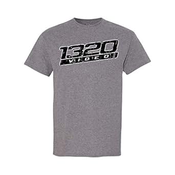 1320Video Men's Gray & Black T-Shirt | Amazon.com