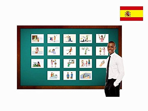 Buy Tarjetas de vocabulario - Verbos Set 4 - Action Words and Irregular ...