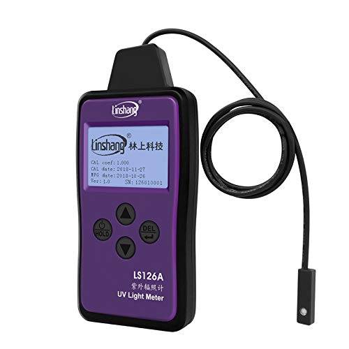 Linshang LS126A UV Light Meter UV Irradiance Meter for UV LED Light Source of Curing Machine ...