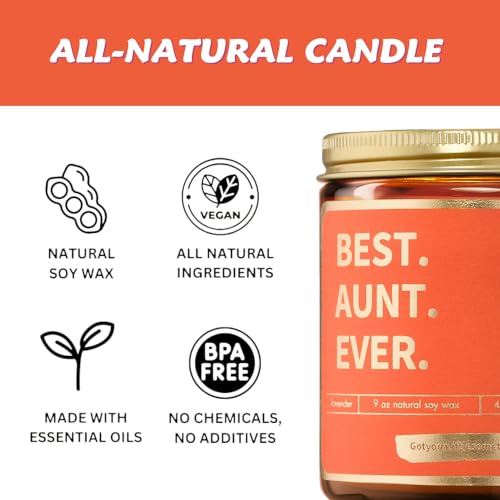 Got You A Little Something Lavender Scented Soy Candles, 9 Oz ; Hand ...