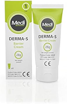Medi Derma-S barrier cream (CHOOSE SIZE) moisturises and protects (28g ...