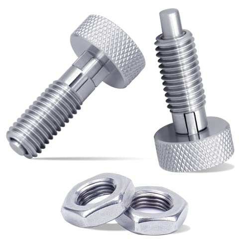 CATOSUM 2 Pack Stainless Steel Lock Out M6 Type Hand Retractable Spring ...