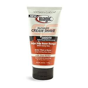 Amazon.com: Magic Razorless Cream Shave Bald Head 6 Ounce Tube (177ml ...