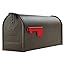 Solar Group E1600B00 Large Premium Steel Rural Mailbox (Black ...