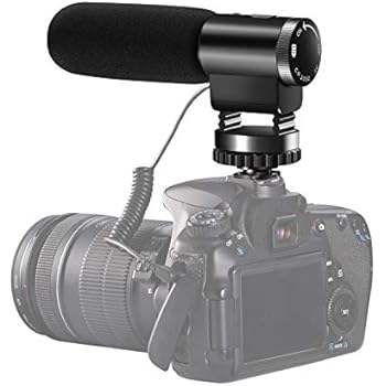 Amazon.com : Camcorder Microphone, Shotory Photography Interview ...