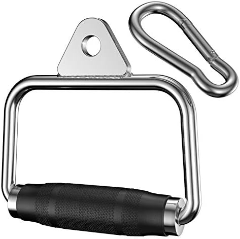 ACBEE Upgrated LAT Pulldown Cable Machine Metal Steel Handles, Heavy ...