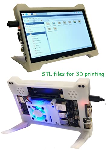ElecLab 7 Inch 1024x600 IPS Touchscreen Monitor HDMI Capacitive LCD ...