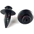 Amazon.com: 100xNylon Rivet Fastener Fender Push clips for Nissan/Mazda ...