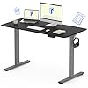 FLEXISPOT EN1 One-Piece Electric Height Adjustable Desk, 48 x 30 Inches Standing Desk Stand Up ...