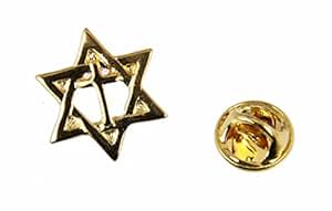 Amazon.com: 6030592 Star of David Cross Lapel Pin Jews for Jesus ...
