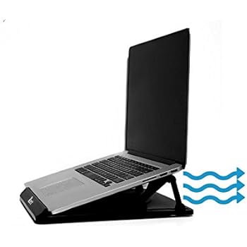 Amazon.com: AmazonBasics Ventilated Adjustable Laptop Stand: Computers ...