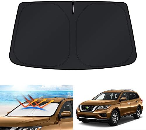KUST Custom Fit Windshield Sun Shade for Nissan Pathfinder 2013-2020 ...