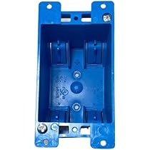 Carlon 1-Gang PVC Shallow Flanged Old Work Electrical, 48% OFF