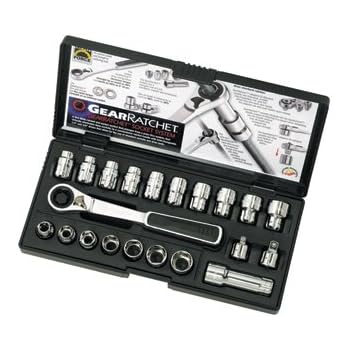 Pass-Through Ratchet and Sockets - 21-Pc. Set - Kobalt Socket Wrench ...