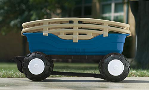 American Plastic Toys Deluxe Runabout Stake Wagon Games Riding Wagons