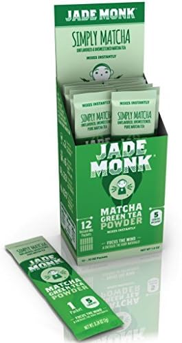 Matcha Green Tea Powder Packets – SIMPLY MATCHA 12 Pack, All Natural ...