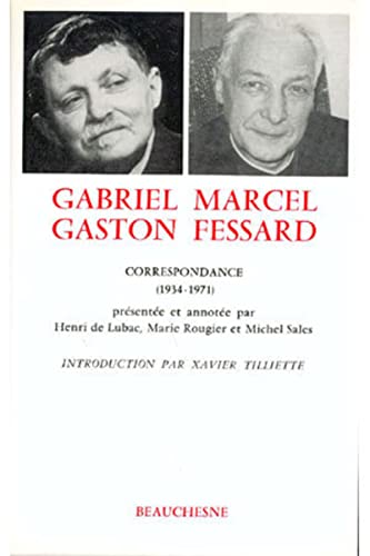BAP n°45 - Gabriel Marcel - Gaston Fessard - Correspondance (1934-1971 ...