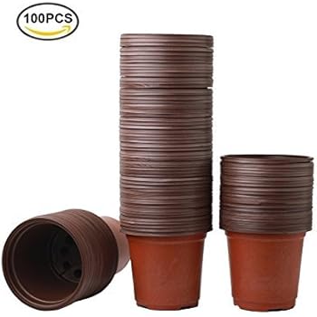Amazon.com: 50 New 3 Inch Plastic Nursery Pots ~ Pots are 3 Inch Round ...