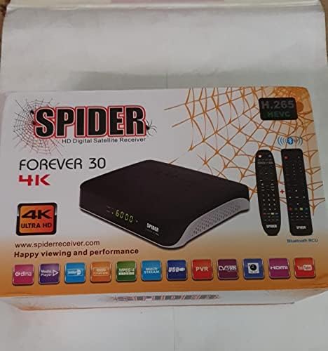 سعر SPIDER Digital Satellite Receiver - Forever - WiFi (30 Forever 4K ...