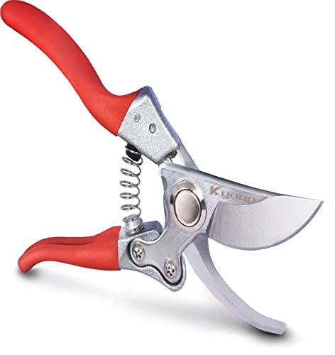 Kynup 8.6″ Professional Pruner Shears, Bypass Pruning Scissors, Garden ...