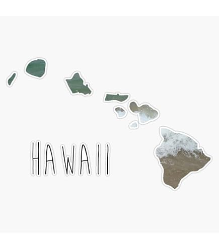 Ainokea Sticker Shaka Hand Hawaii Islands Decal Sticker For Use On ...
