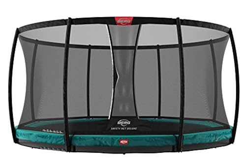 BERG Trampoline Champion Inground 14ft with Safety net Deluxe | Round ...