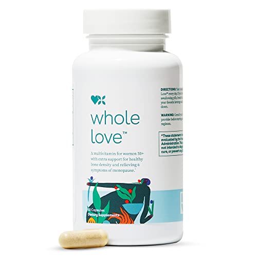 Love Wellness Whole Love Multivitamin for Women 50 And Over, 30 ...