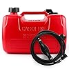 Boat Fuel Tank 3 Gallon, Marine Outboard Motor Fuel Tank with Hose ...
