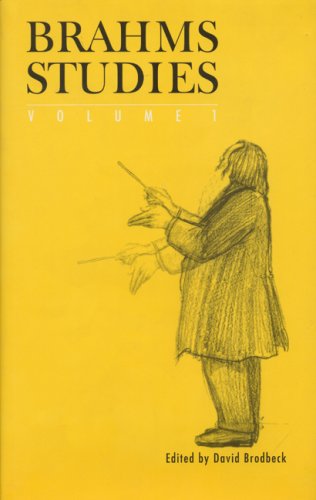 Brahms Studies, Volume 1: Brahms Studies, Brodbeck, David: 9780803212435: Amazon.com: Books