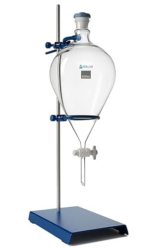 Separatory Funnel with PTFE Valve - Various Options 1L / 2L / 5L ...