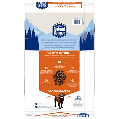 Natural Balance Gentle Balance Chicken Barley & Salmon Meal Adult Dry ...