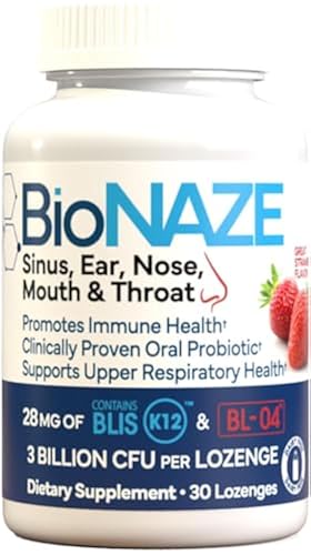 Bionaze Oral Probiotic BLIS K12 & BL-04 for Sinus, Tonsil Stones, Bad ...