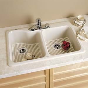 American Standard 7405.100.208 Silhouette Bottom Sink Rack, White Heat ...