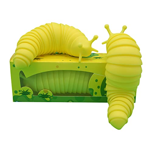 Slinky Sensory Slug Fidget Toy – Articulated Desk Stim Toys – Sensory ...