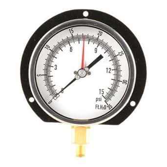 Gauge, Altitude, 4 1/2 In, 15 psi, 35 ft H2O: Amazon.com: Industrial ...