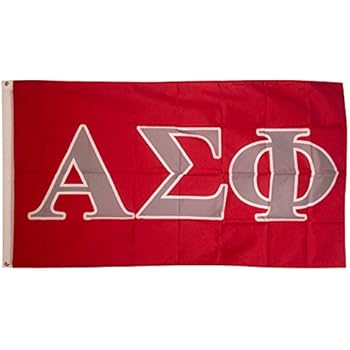 Amazon.com : Alpha Sigma Phi USA Letter Fraternity Flag Greek Letter ...