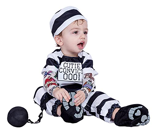 Spooktacular Creations Halloween Baby Prisoner Costume, Boys Convict ...