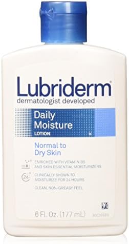 Lubriderm Daily Moisture Lotion for Normal to Dry Skin, 6 fl oz (177 ml ...