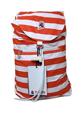 Invicta Mini Sac Next Nylon Backpack with Stripes (Blue, Pink, Red ...