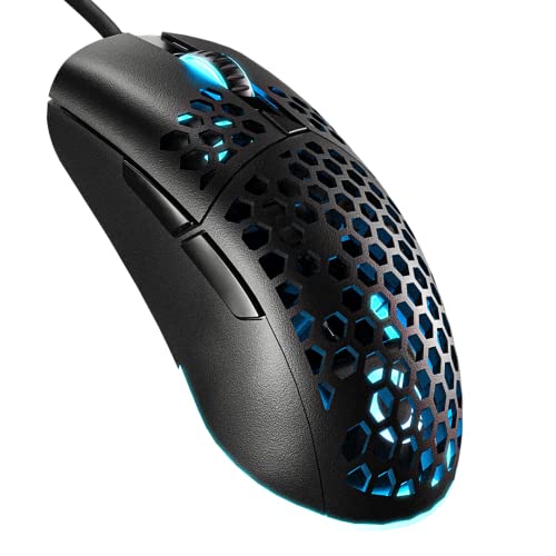 Aspire PRO Ultralight Ergonomic Gaming Mouse, Side Buttons with ...