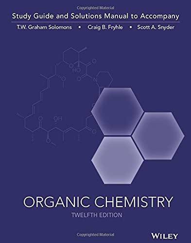 Amazon.com: Organic Chemistry, 12e Binder Ready Version Study Guide ...