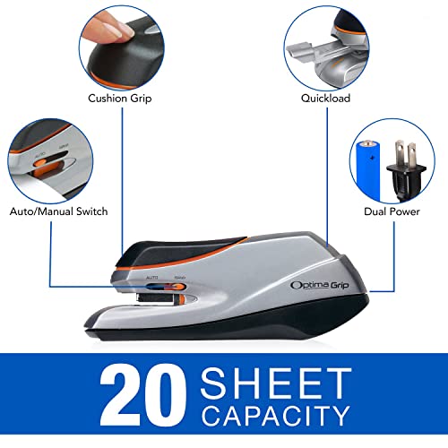 Swingline Electric Stapler, 20 Sheet Capacity, Quick Reloading ...
