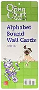Open Court Reading Alphabet Sound Wall Cards, Grade K (IMAGINE IT ...