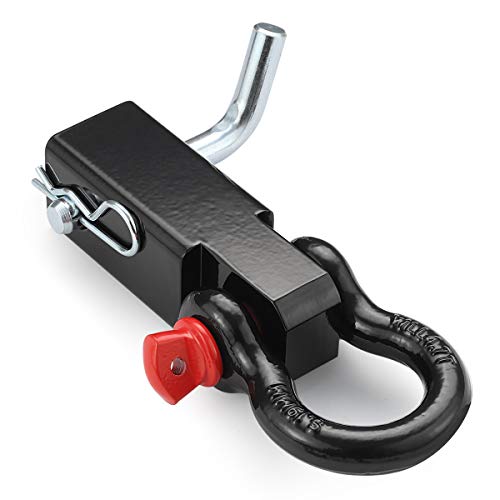 A-KARCK Shackle Hitch Receiver 2 Inch, Recovery Hitch 13227 Lbs Working ...